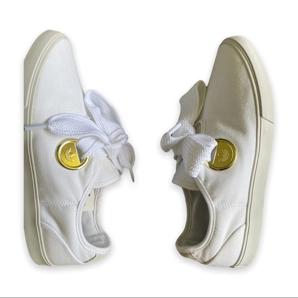 adidas | Shoes | Adidas Sleek Low Fv740 Ribbon Lace Gold Kawaii Style ...